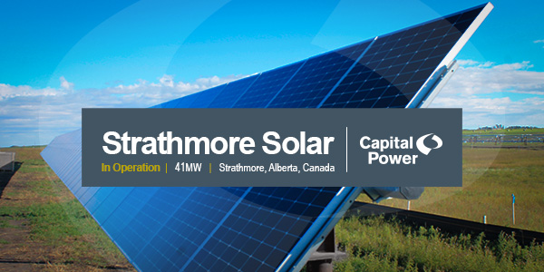 Strathmore Solar begins commercial operations - Capital Power